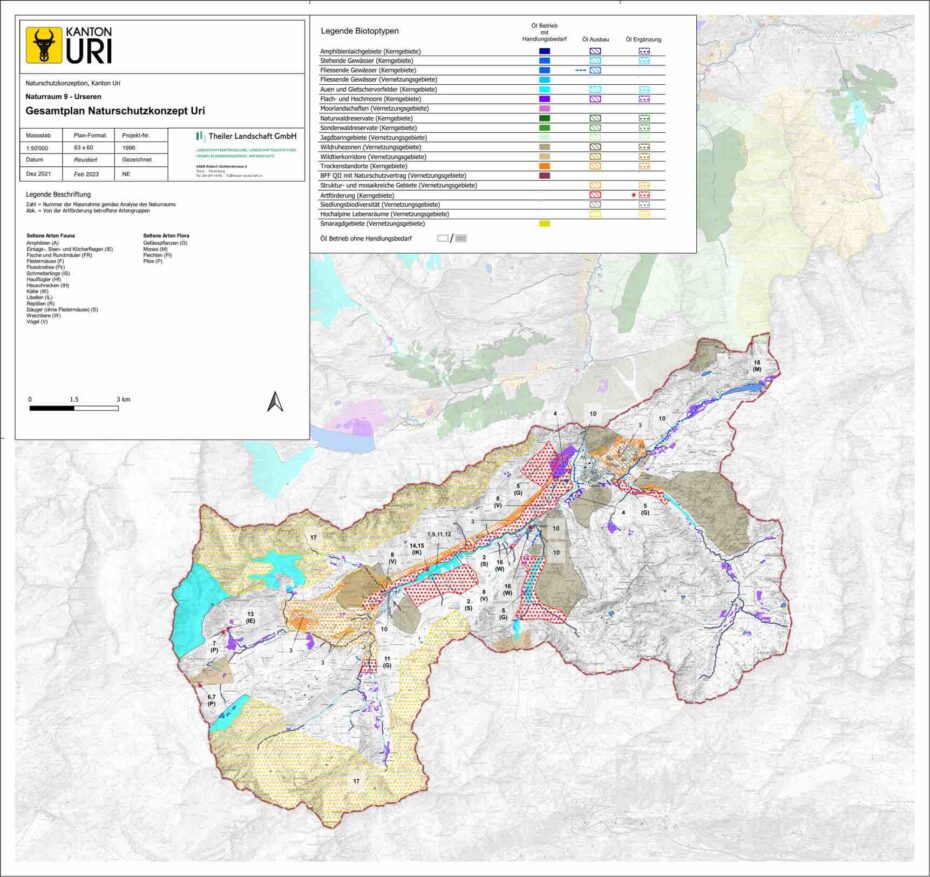 Naturschutz-Gesamtkonzept Uri - oekoskop